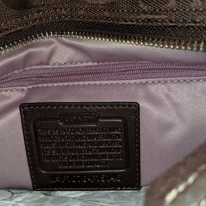 Coach | Bags | Coach Signature Jacquard Canvas Purse Bag F5146 | Poshmark